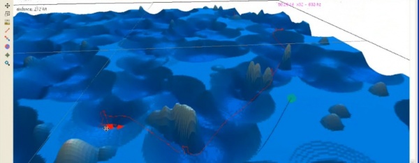 Underwater Simulation using Path-Finding • Simulation Software